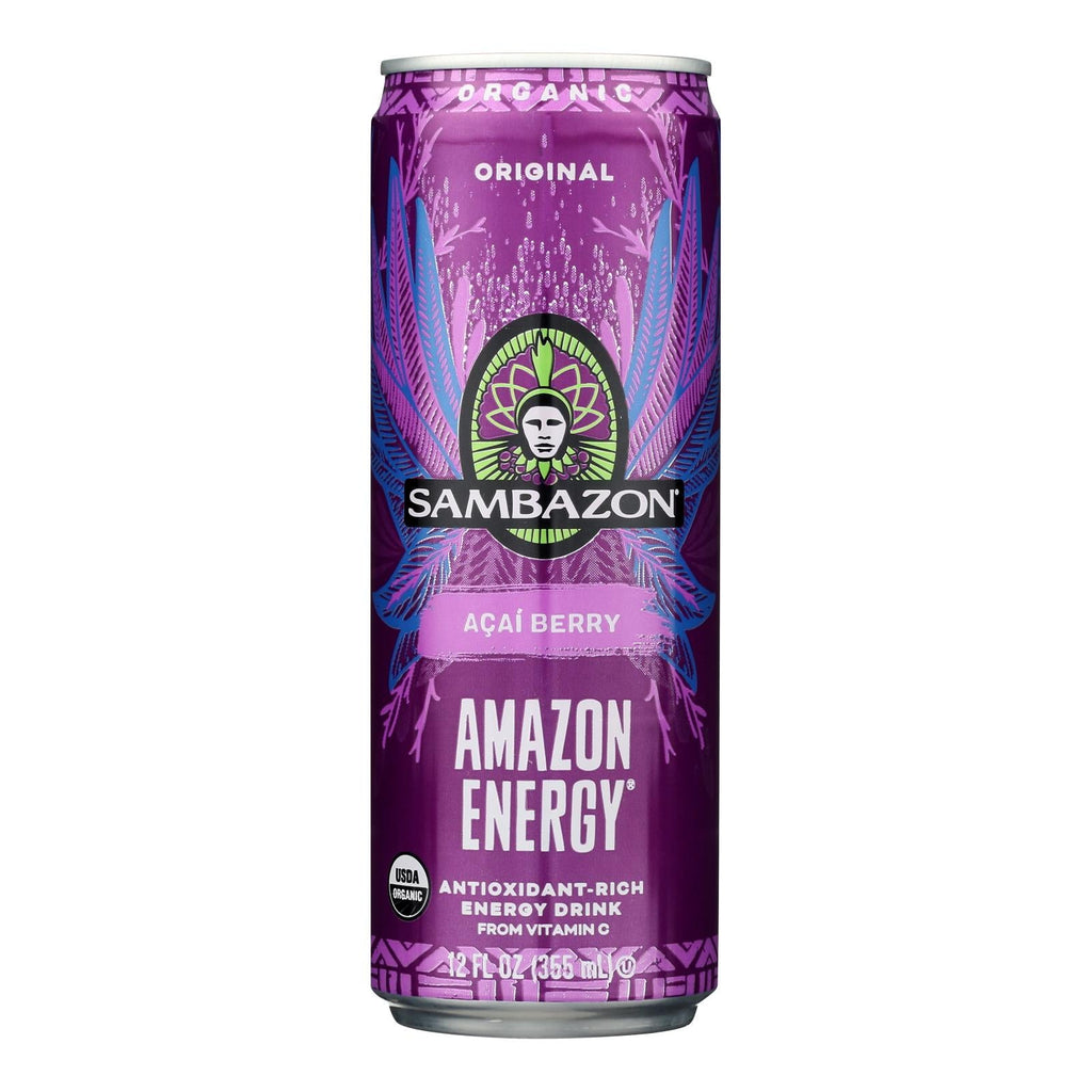 Sambazon Organic Amazon Energy Drink, Original, 12 Pack – Oxfordum